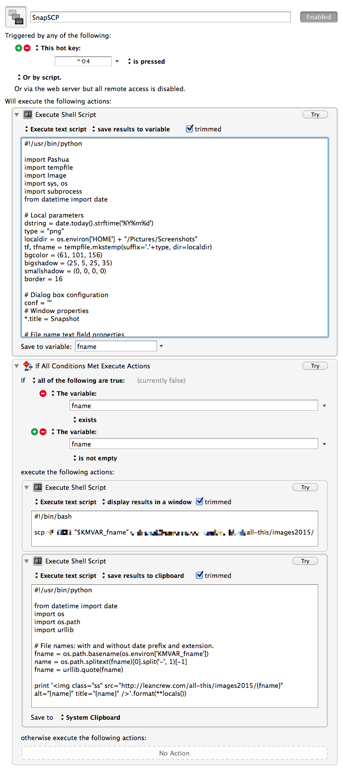Screen captures with file upload - All this